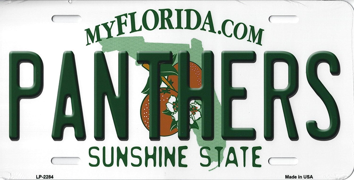 Florida Panthers License Plate