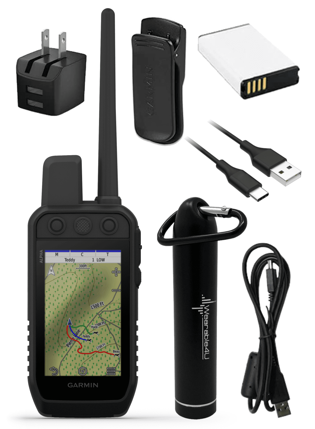 Garmin Alpha 300 Handheld, Advanced Dog Tracking and Training Handheld ...