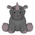 Webkinz Signature Endangered Black Rhinoceros Plush Toy - New with ...