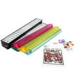 American Mahjong Set 166 Tiles 4 Colors Pushers/Racks Mah Jongg Set Blk ...