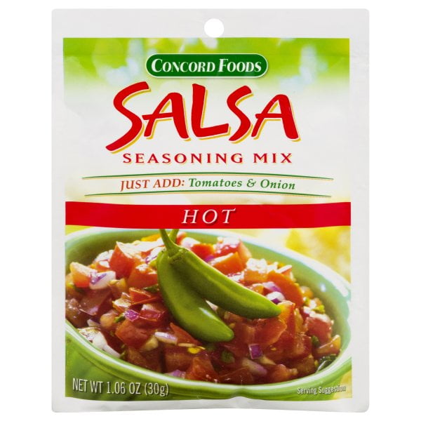 Concord Foods Hot Salsa Seasoning Mix, 1.06 oz - Walmart.com
