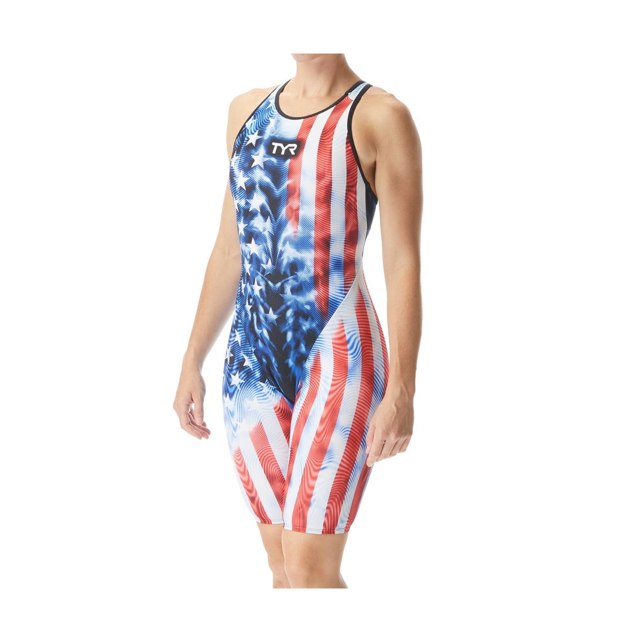 TYR Women's Venzo Genesis USA Open Back (24, USA) - Walmart.com