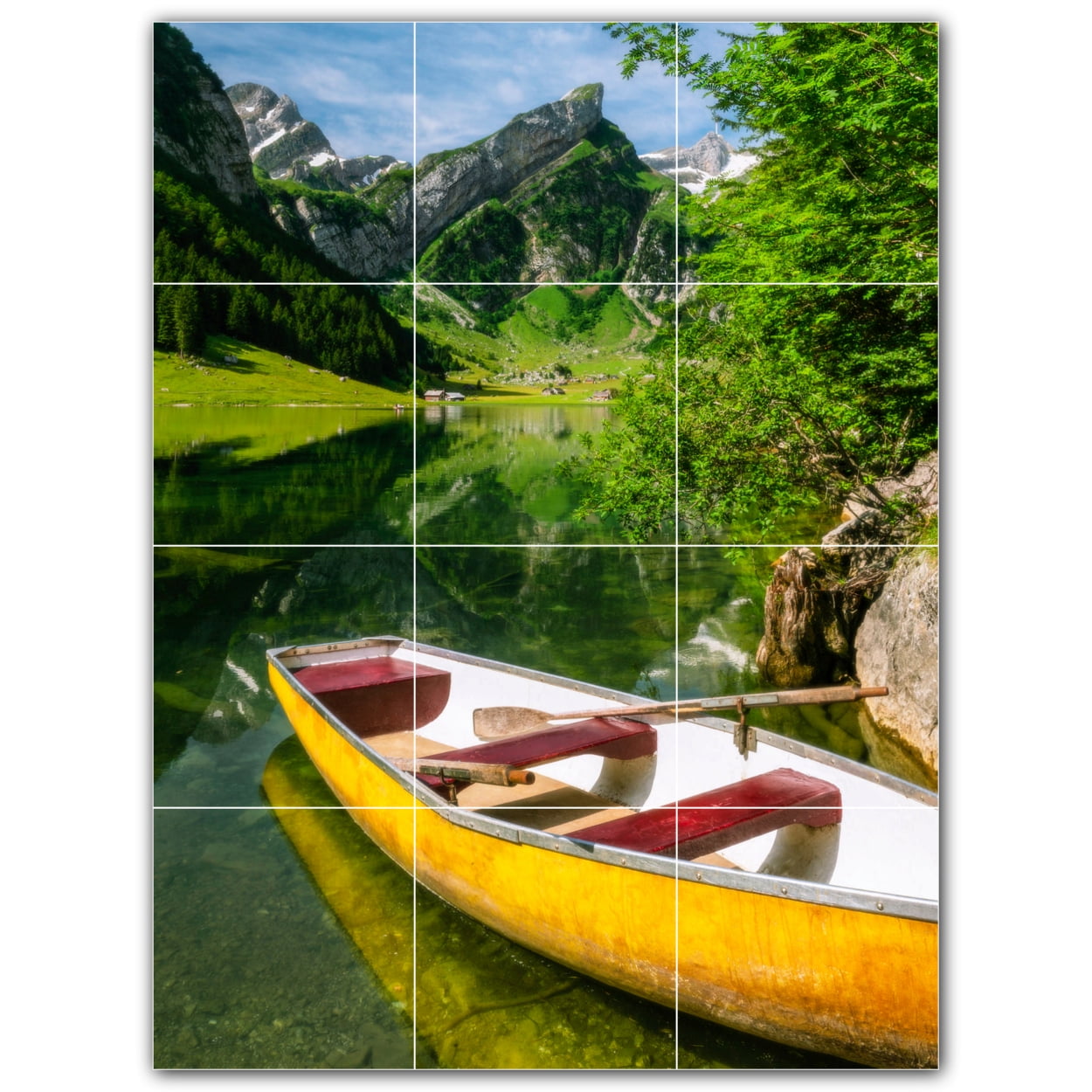 Picture-Tiles.com: Boat Ceramic Tile Wall Mural WAL500242-34S. 12.75"W ...