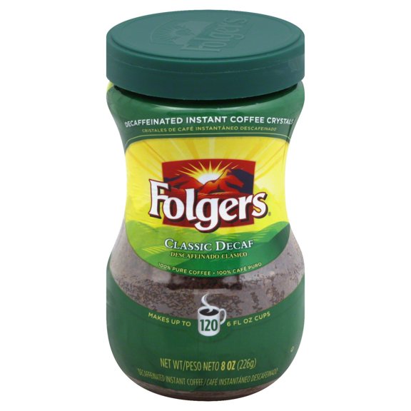 Folgers Classic Roast Large 16 oz Instant Coffee Crystals - Regular ...