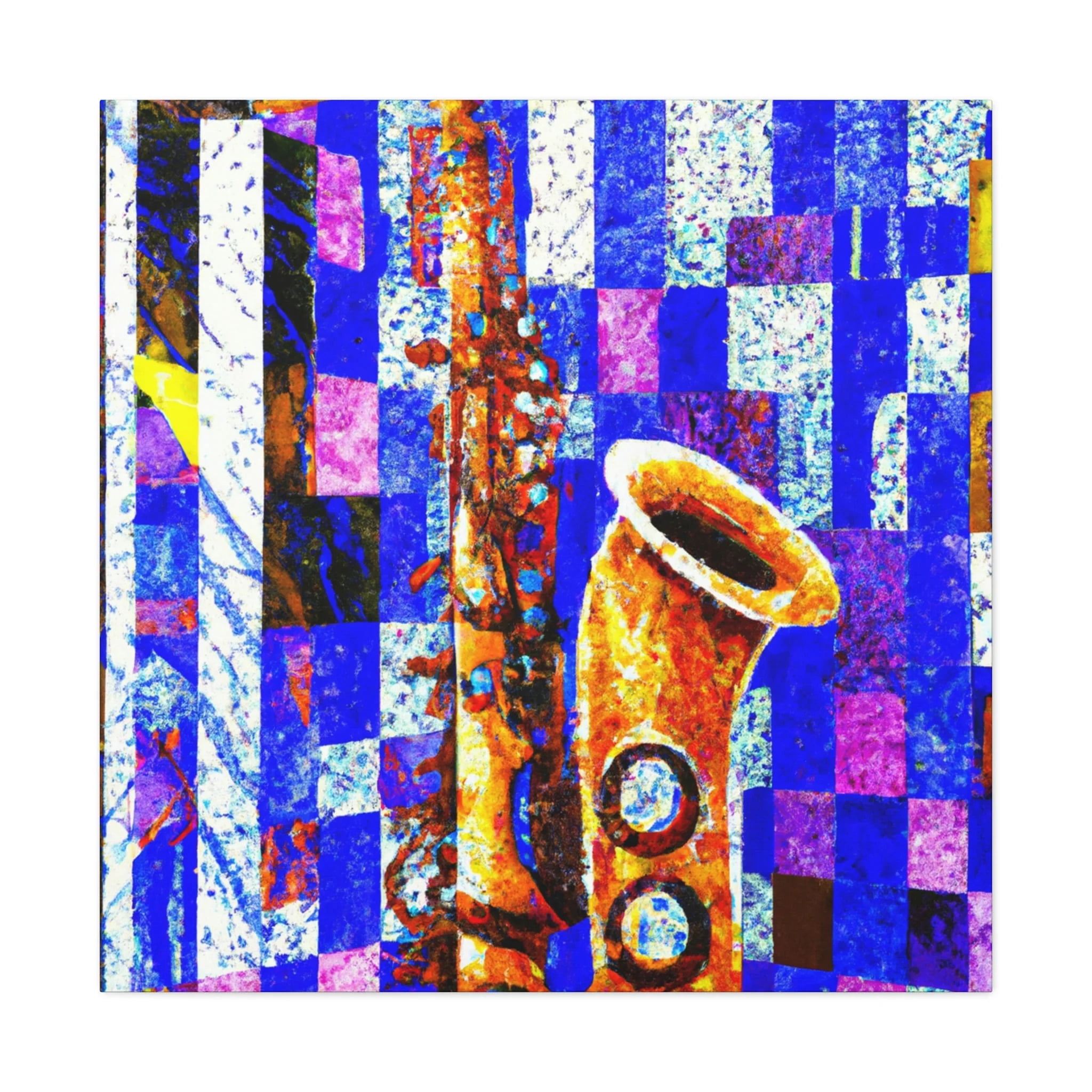 Saxophone Melody Splendor - Canvas - Walmart.com
