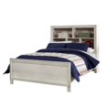 Home Fare Riverwood Transitional Wood Full Bookcase Bed in Gray ...