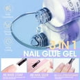 Gellen Gel Tips Nail Extension Kit Coffin False Nail Tips with Nail ...