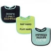 Luvable Friends Baby Boy Cotton Drooler Bibs with Fiber Filling 3pk ...