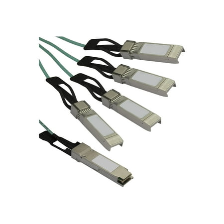 StarTech.com AOC Breakout Cable for Cisco QSFP-4X10G-AOC7M, 7m/23ft 40G 1x QSFP+ to 4x SFP+ AOC ...
