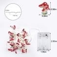 Morttic 20 LED Mushroom String Lights Battery Powered Fairy String ...
