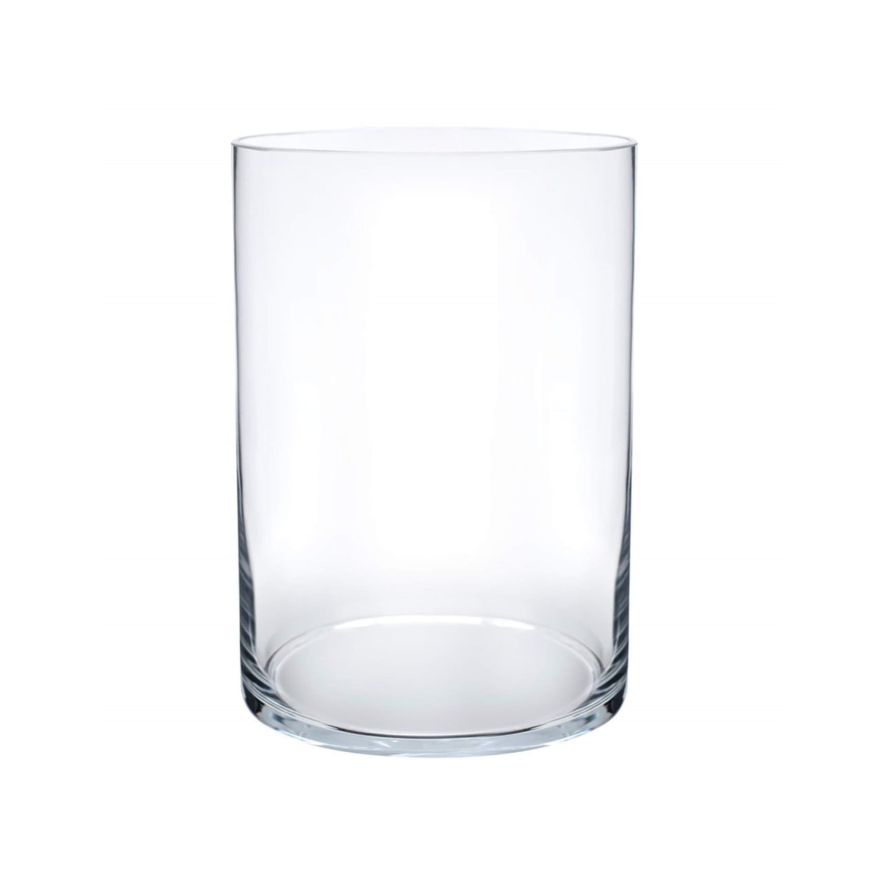 Enova Home High Quality Cylinder Shape Clear Glass Vase 4.0" W x 8.0" H ...