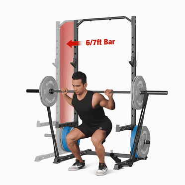 CAP Barbell Multi-Functional Power and Squat Rack with Bar Holder ...