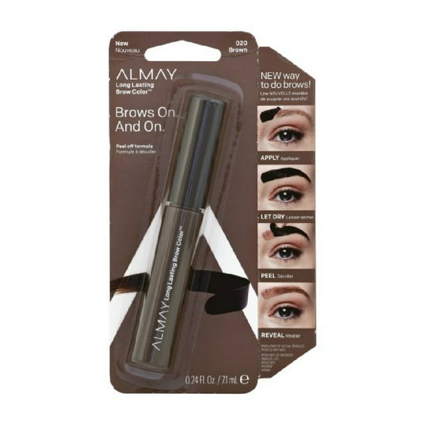 Almay Long Lasting Eyebrow Color, Brown, 0.24fl. oz. brow stain ...
