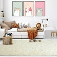 Junovo Super Soft Fluffy Area Rugs Modern Shag Rug for Bedroom Living ...