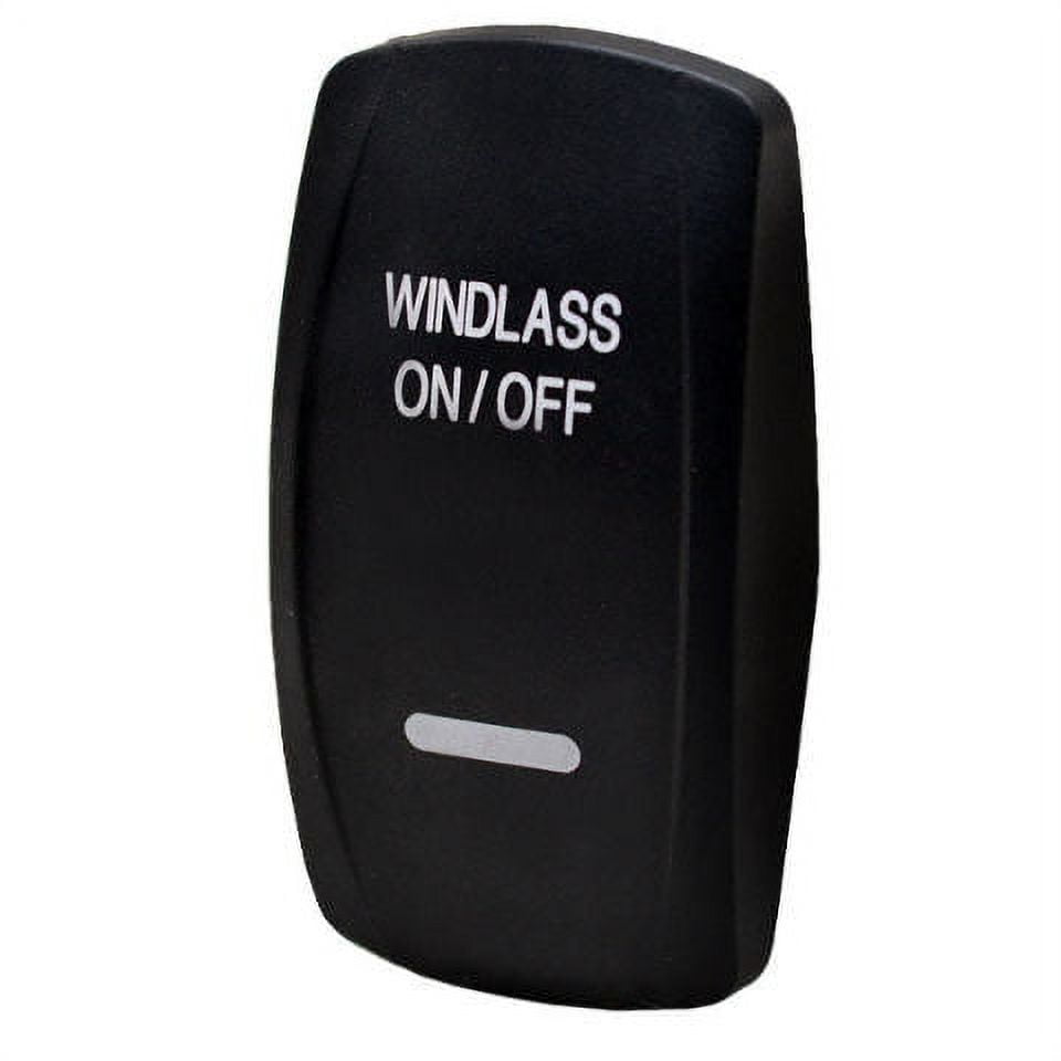 Carling Boat Rocker Switch Actuator | Windlass On/Off Black Lighted ...