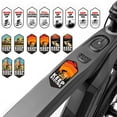 Bike Frame Stickers Bicycle Top Tube Waterproof Decals NEW X2E4 ...