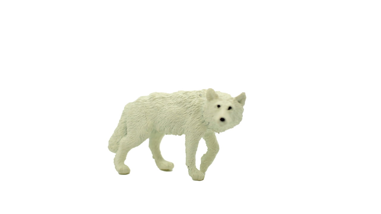 Wolf, Arctic, Very Nice Plastic Animal, Educational, Realistic Figure ...