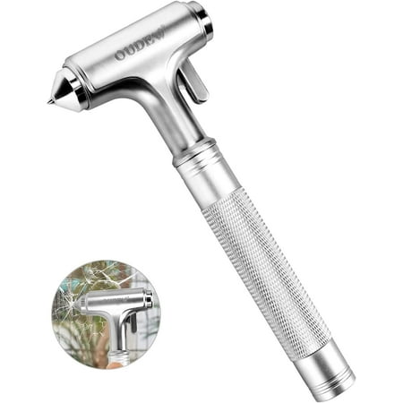 QUETO Emergency Hammers, Car Window Hammer Metal Portable Belt Cutter ...