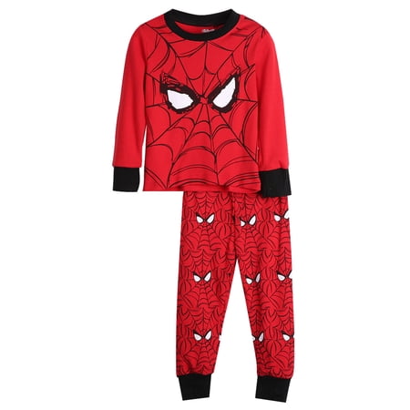 sharoy Kids Baby Boys Pajamas Set Cartoon Spider man 2pcs Autumn ...