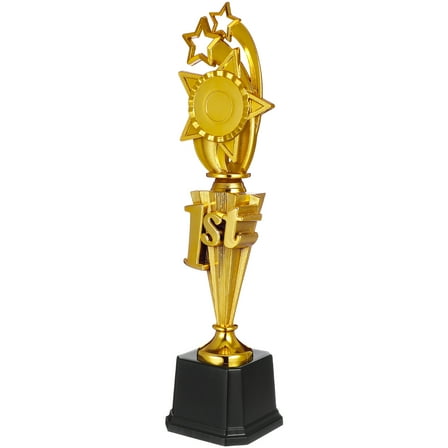 Juvale Funny Gold Plastic 1st Place Trophy, Award for Sports ...