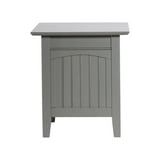 AFI Nantucket End Table with Charging Station, Grey - Walmart.com