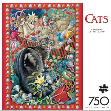 Buffalo Games - Cats Series - Fancy Cats - 750 Piece Jigsaw Puzzle ...