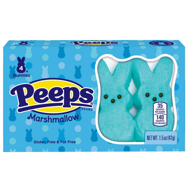 Peeps Blue Marshmallow Bunnies - Walmart.com