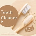 LaBoos Compact Bamboo Manual Toothbrush, Extra Soft Bristle, Multicolor ...