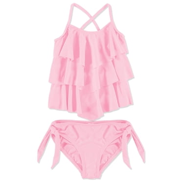 Disney Princess Girls Tankini Tops and Bikini Bottom, 4-Piece Swim Set ...