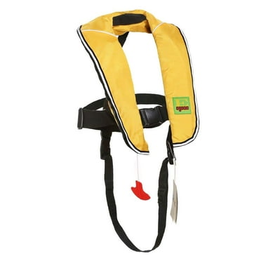 Lifesaving Pro® Premium Automatic, Manual Inflatable Life Jacket and ...