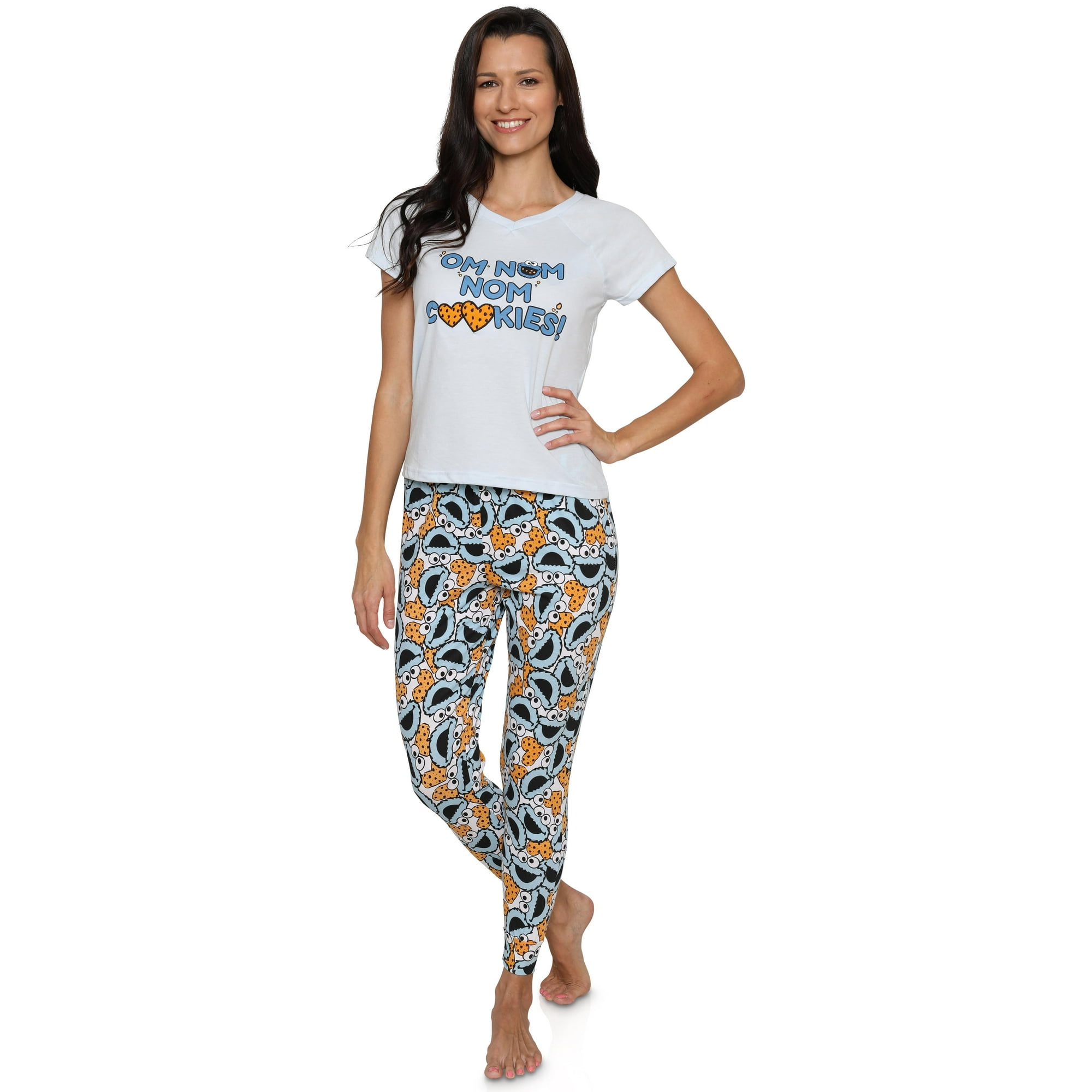 Click here for Sesame Street Womens Pajama Short Sleeve Top And L... prices