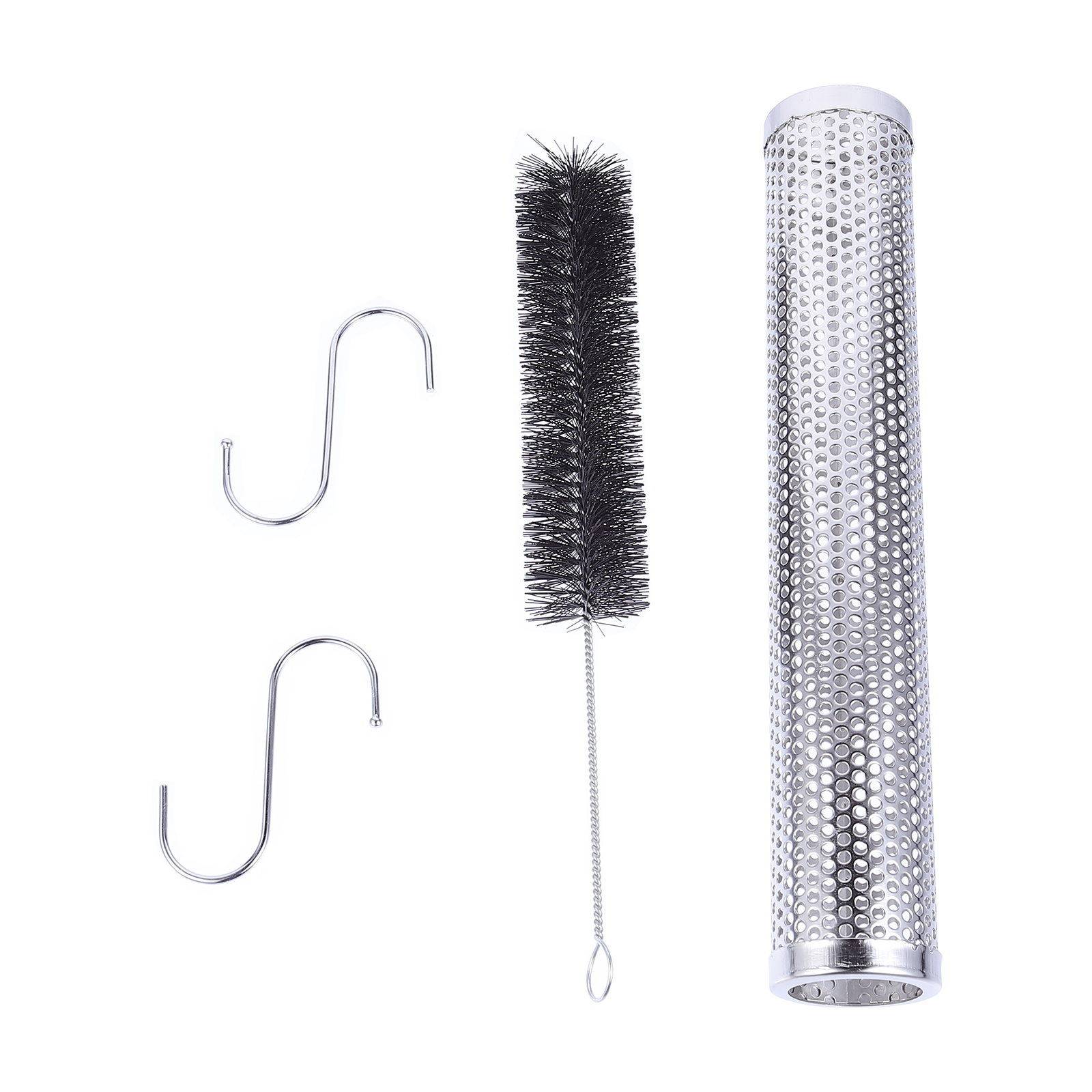 1 Set Anti-rust BBQ Smoker Tube Practical Outdoor Barbecue Smoker ...