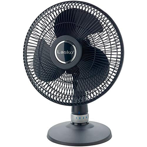 Lasko 12" Performance Oscillating Table Fan – Black – BrickSeek