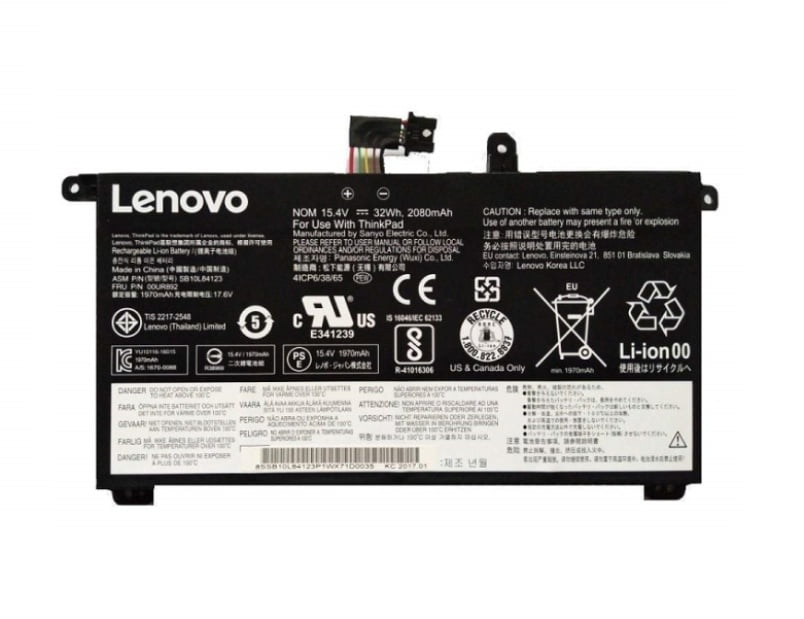 New Genuine Battery for Lenovo ThinkPad T570 T580 P51S P52S 15.4V 32Wh ...