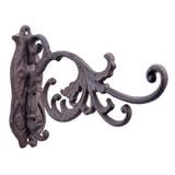 Plant Hanger Large Blooming Flower Cast Iron 10.75" Deep by Flag Emotes ...
