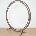 Balsa Circle 8ft Brown Wood Round Backdrop Stand, Rustic Arch for ...
