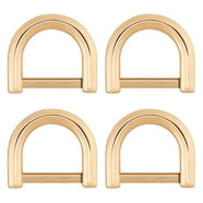 4Pcs D Ring Rivet Studs Screw Metal Round Head Chicago Stud Screw 360 ...