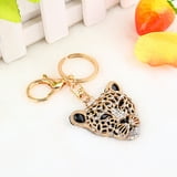 Mgaxyff New Rhinestone Leopard Keyring Charm Pendant Purse Bag Key Ring ...