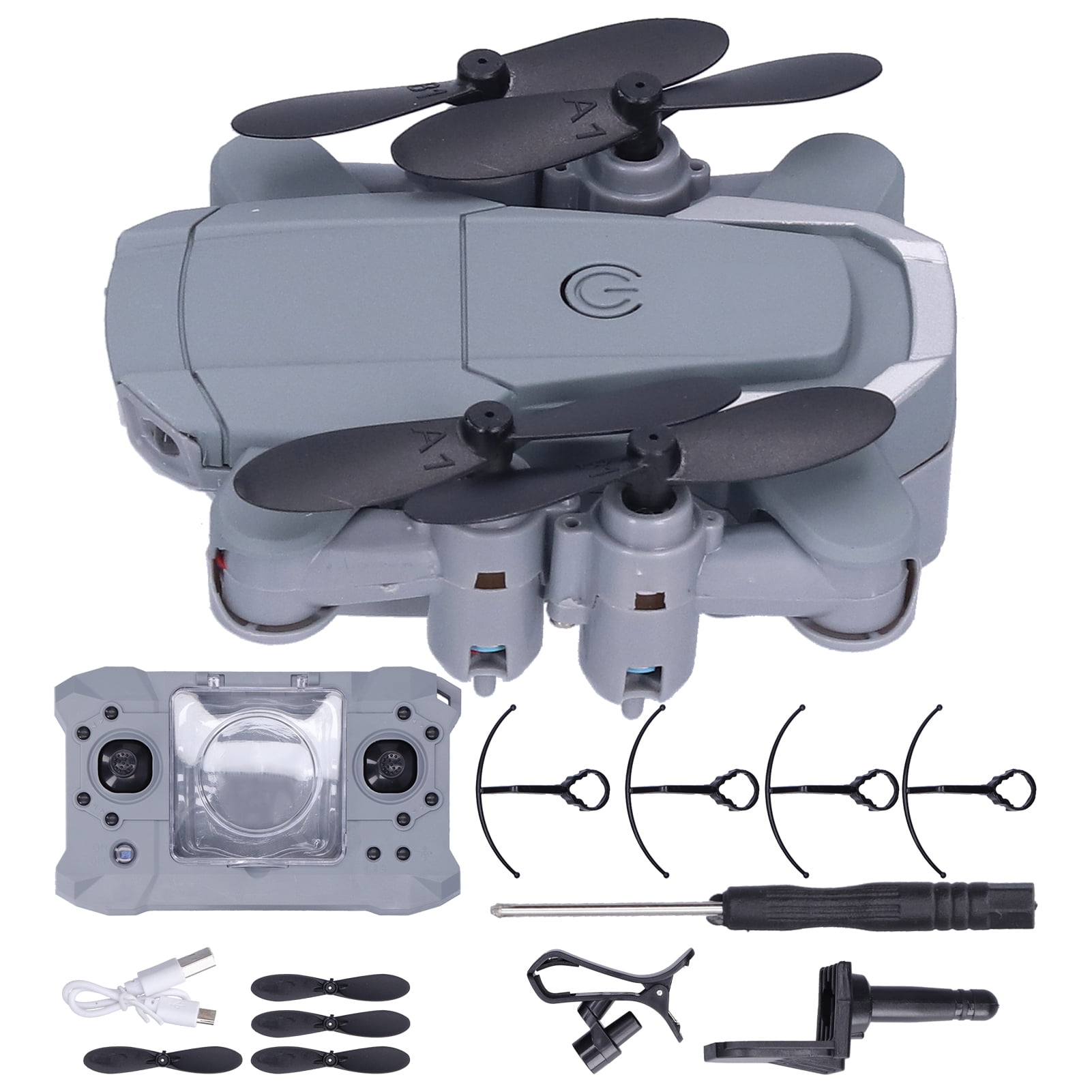 Mini 2.4G Drone Altitude Hold Plegable 4 Ejes RC Quadcopter Juguete con ...