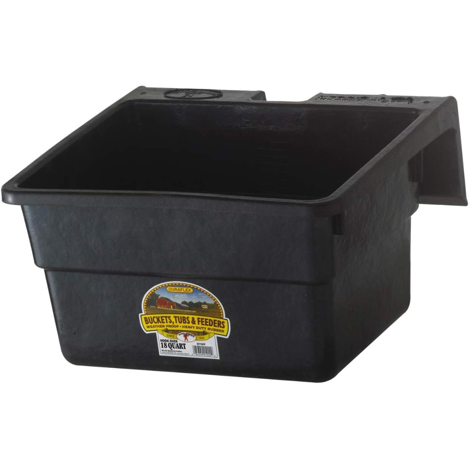 Bilot Rubber Hook Over Feeder Heavy Duty Mountable Livestock & Pet Feed ...