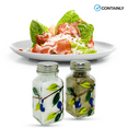 Walmart Hand Painted Glass Olive Branch Salt and Pepper Shakers Set ...