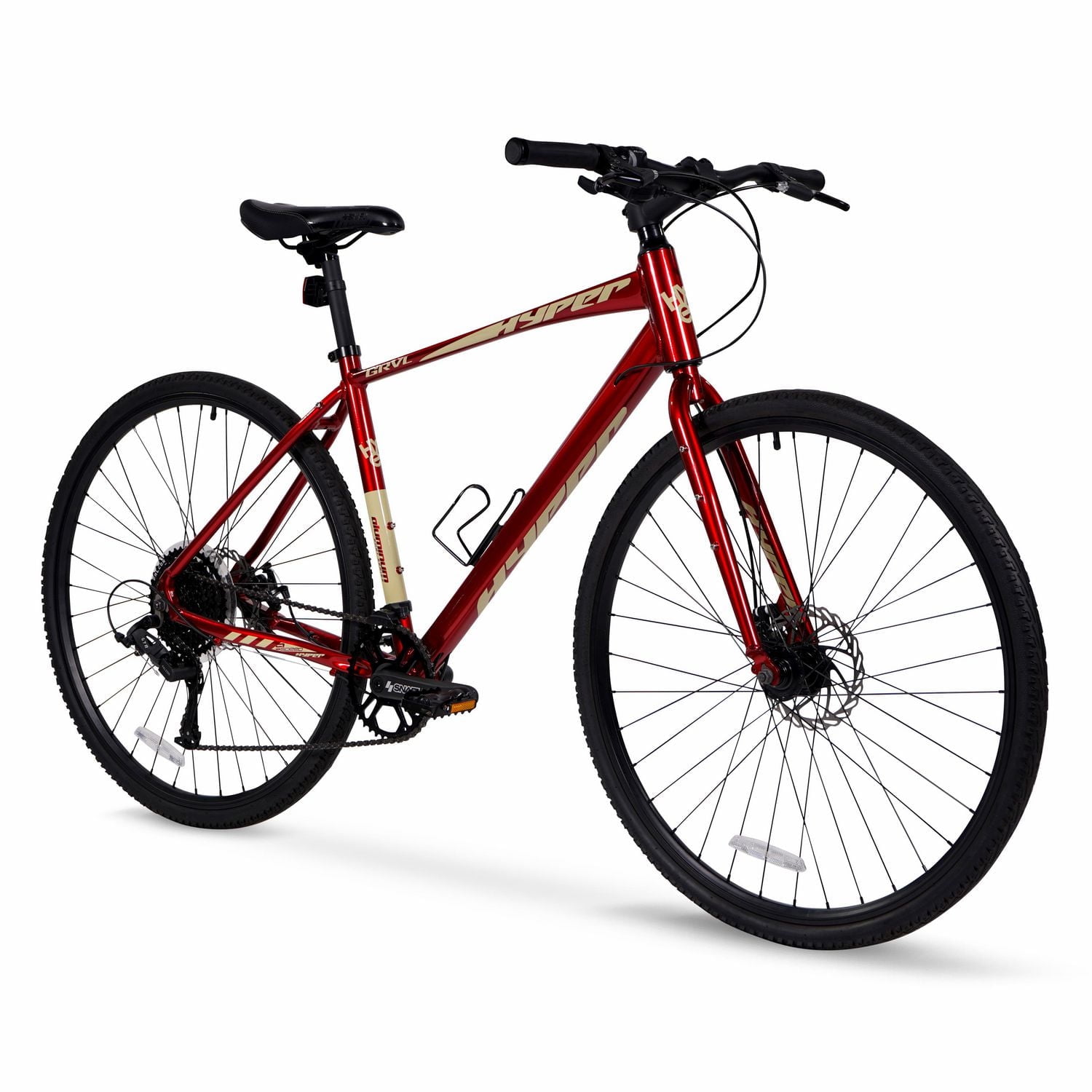Hyper Bicycles 700c Flatbar Gloss Bike, Red Cream - Walmart.ca