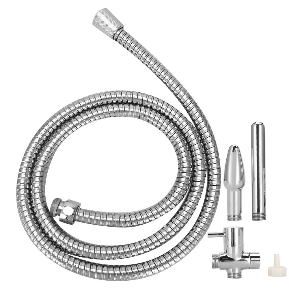 Lyumo Vaginal Cleaning Syringe Anus Douche Stainless Steel Enema Flush