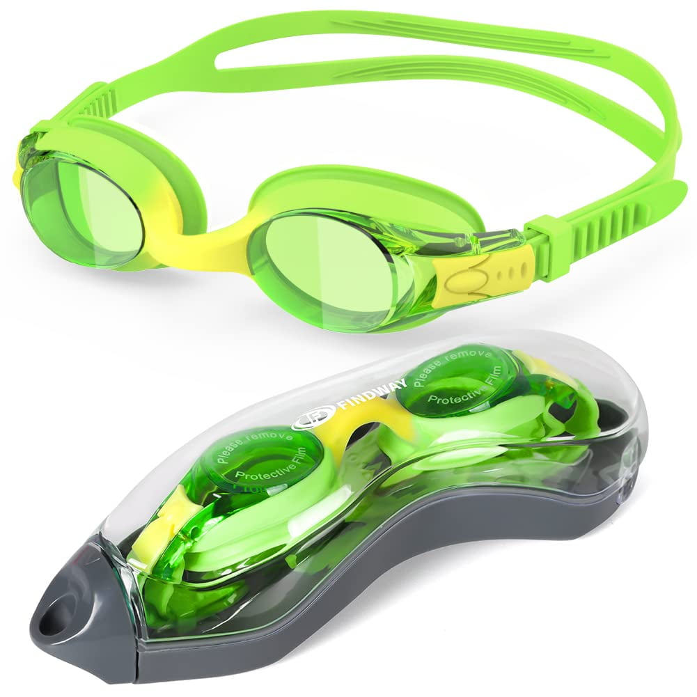 Findway Kids Swim Goggles for Swimming Child (Age 3-14 ) Anti Fog ...