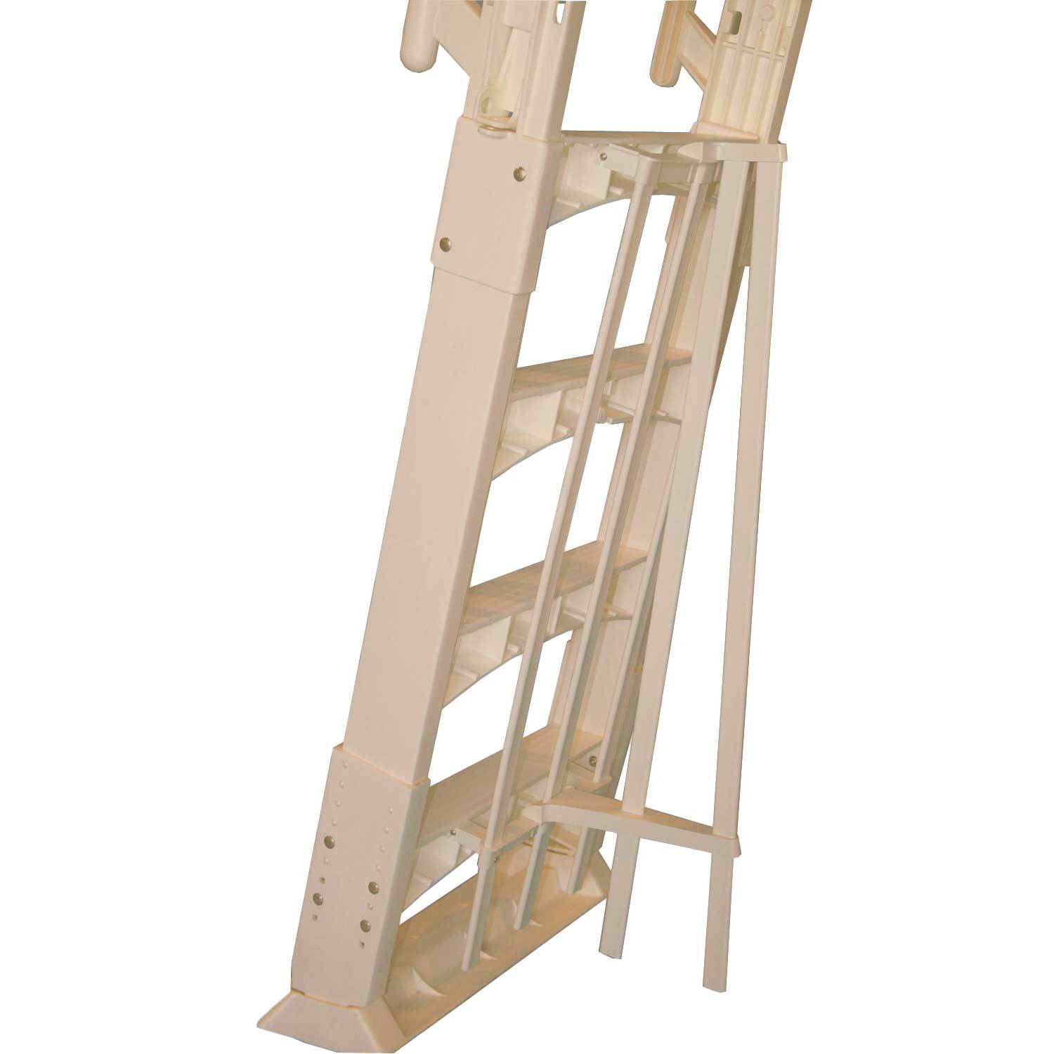 Vinyl Works a Frame Ladder for Swimming Pools 48 to 56 inch Tall and ...