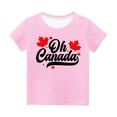 Canadian Graphic Tee Boys Short Sleeve Top Print Lightweight Casual ...