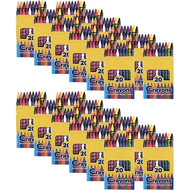 Trail maker Crayons Bulk 100 Box Set, 20 Colors Per Box, Bulk Crayons ...
