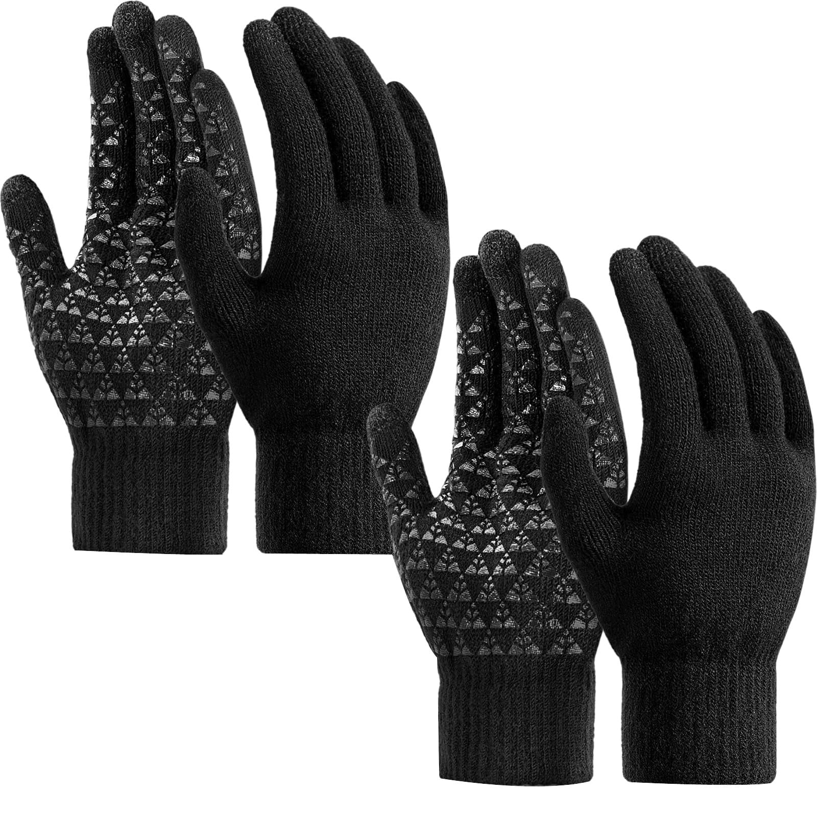 Click here for Tievosa Winter Gloves For Men Women 2 Pairs Upgrad... prices