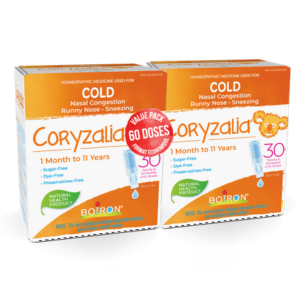Boiron Coryzalia 60 Doses for Cold and Cold Symptoms in Children 1 ...