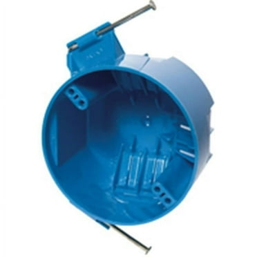 Carlon B520P-UPC Ceiling Box, 4 in W, 4 in D, 2-1/4 in H, 1 -Gang ...